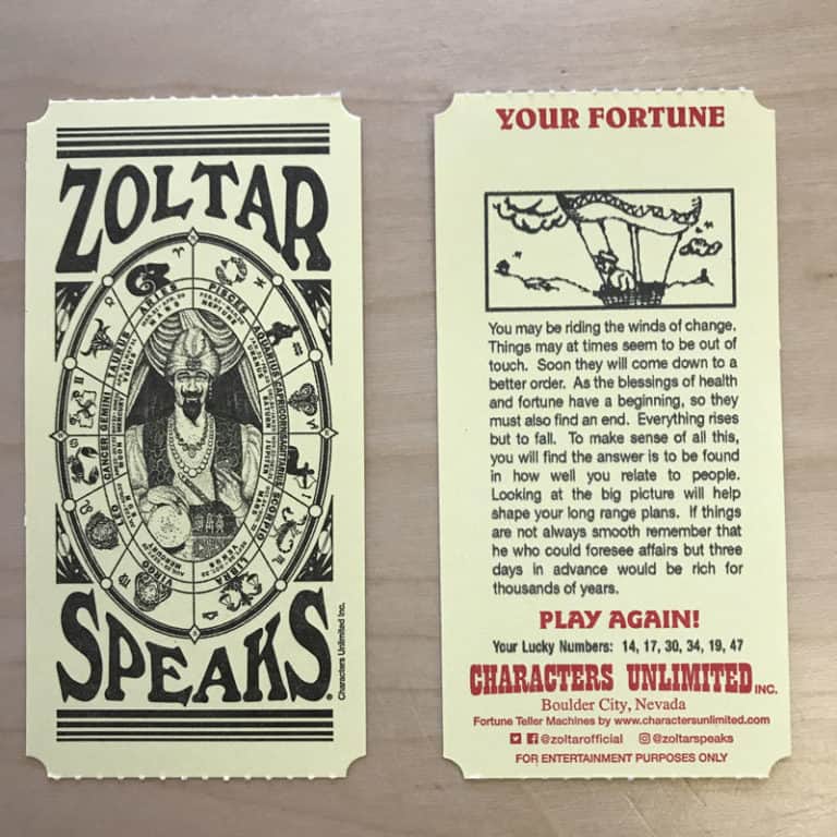 Fortune Cards - Zoltar.org